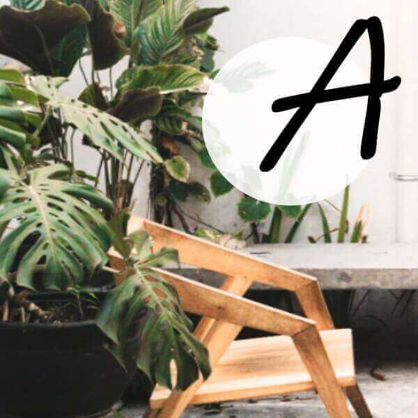 Lexique Home Déco - A | Mots débutants par la lettre A | Objet & matière